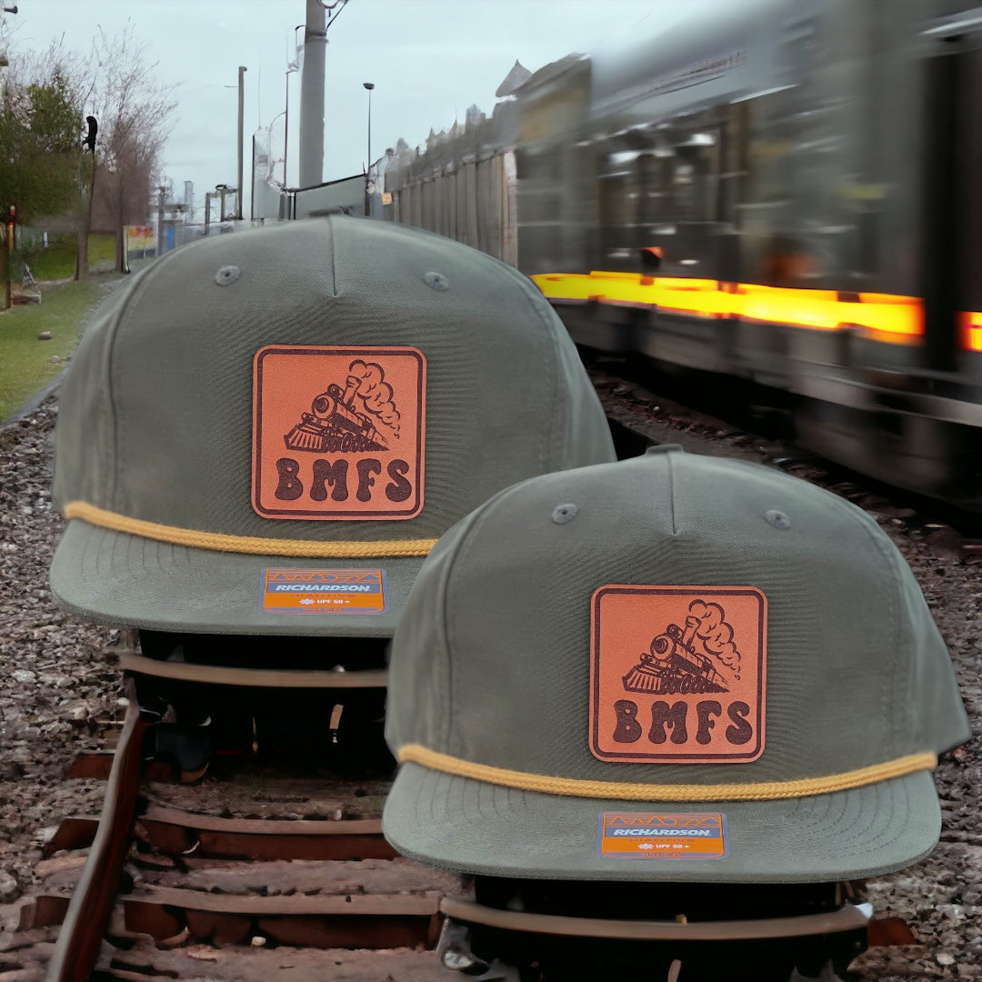 BMFS Train Leather Patch Hat – State of Panic