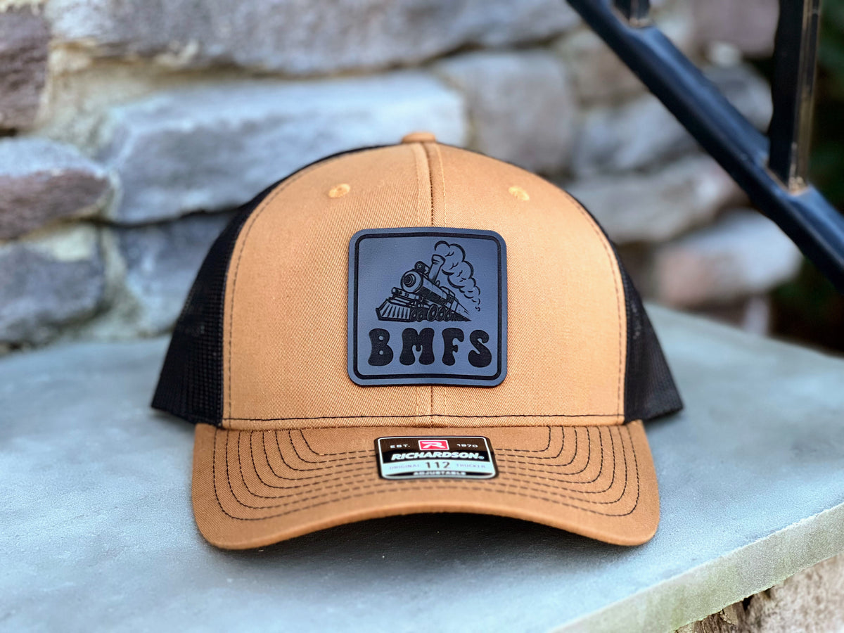 BMFS Train Leather Patch Hat - Black Patch – State of Panic