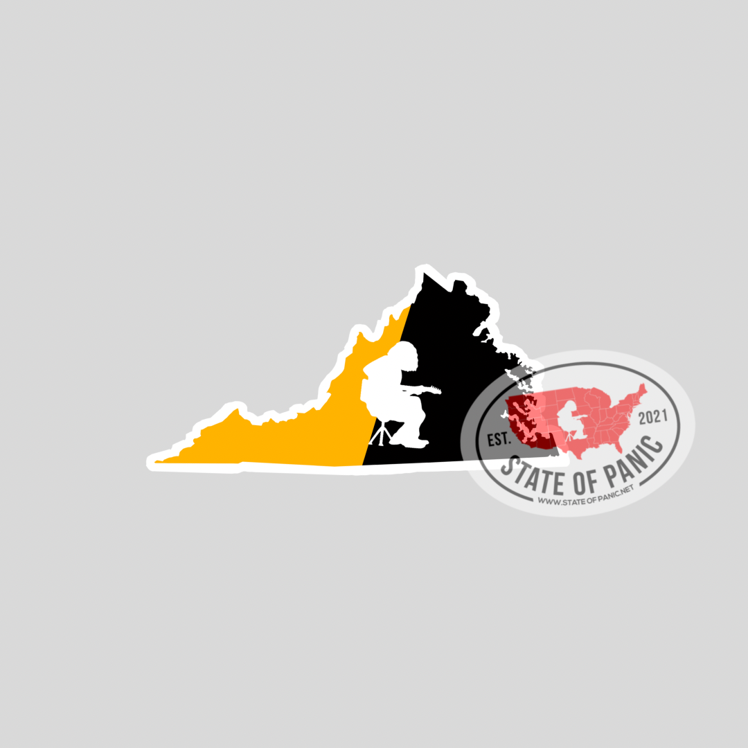 State of Panic (VA) RMC Randolph-Macon College Sticker